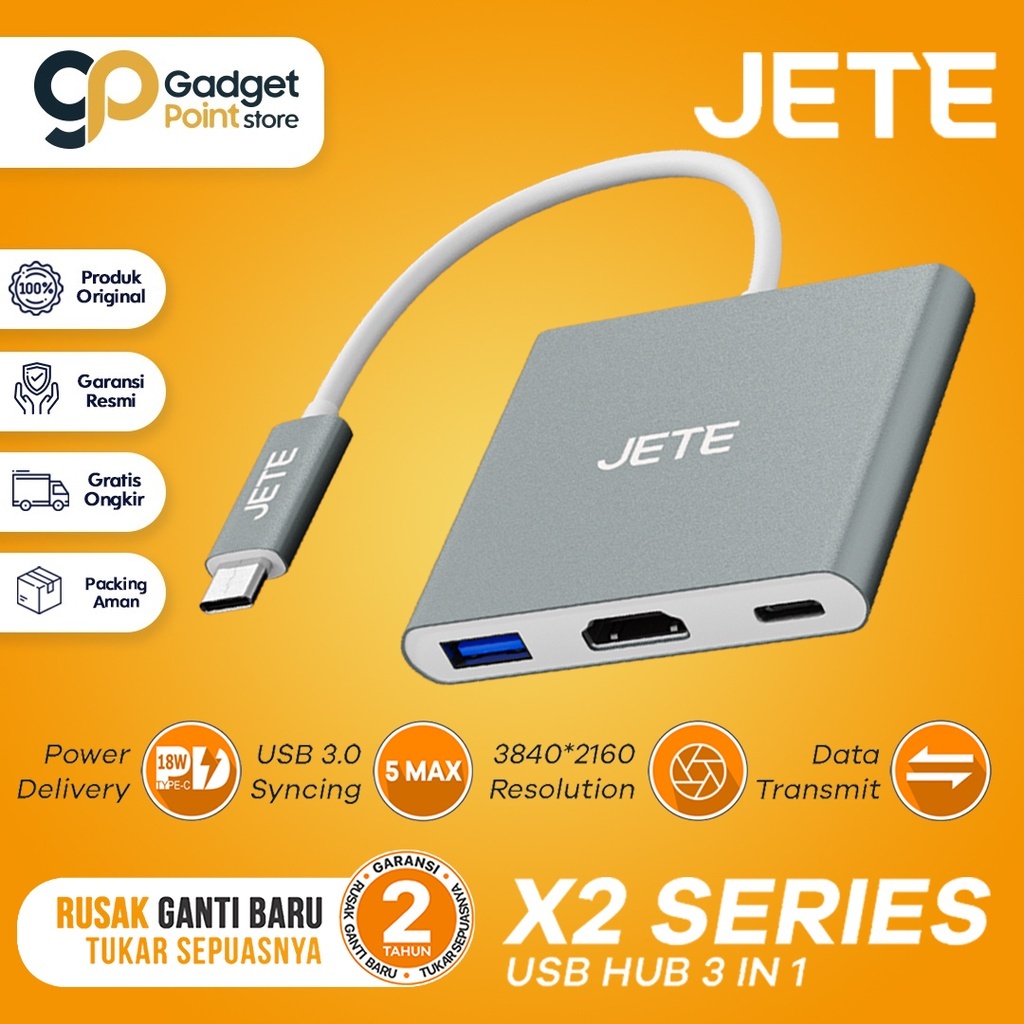 Jual USB HUB - USB Converter High Definition Interface Port USB 3 in 1 ...