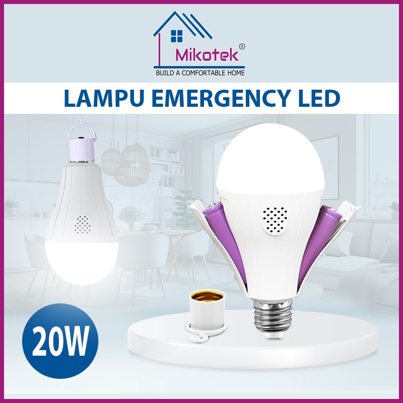 Jual MIKOTEK Lampu Led Emergency 20W / Lampu Darurat Portable MT-8820 ...