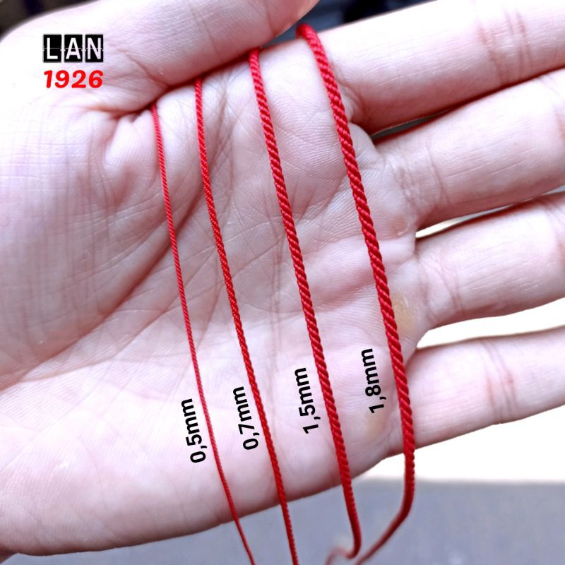 Jual Tali merah bahan untuk gelang original premium ikat sendiri ...