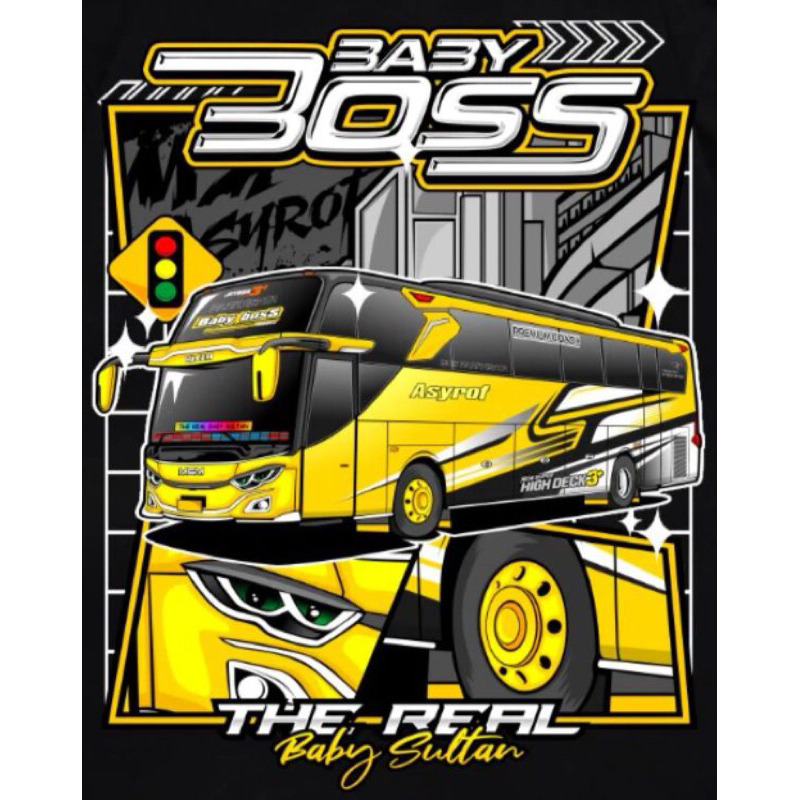 Jual Stiker Bus Msm Asyrof Baby Bos Vinyl Cutting Lasser | Shopee Indonesia