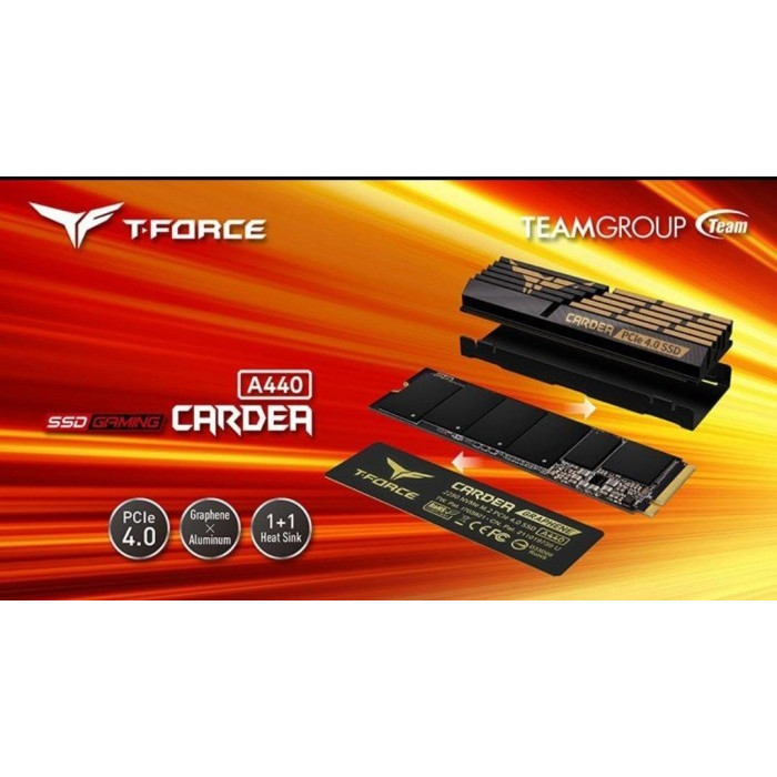 Jual SSD Team T-FORCE Cardea A440 2TB Nvme 2280 Gen4x4 | Shopee Indonesia