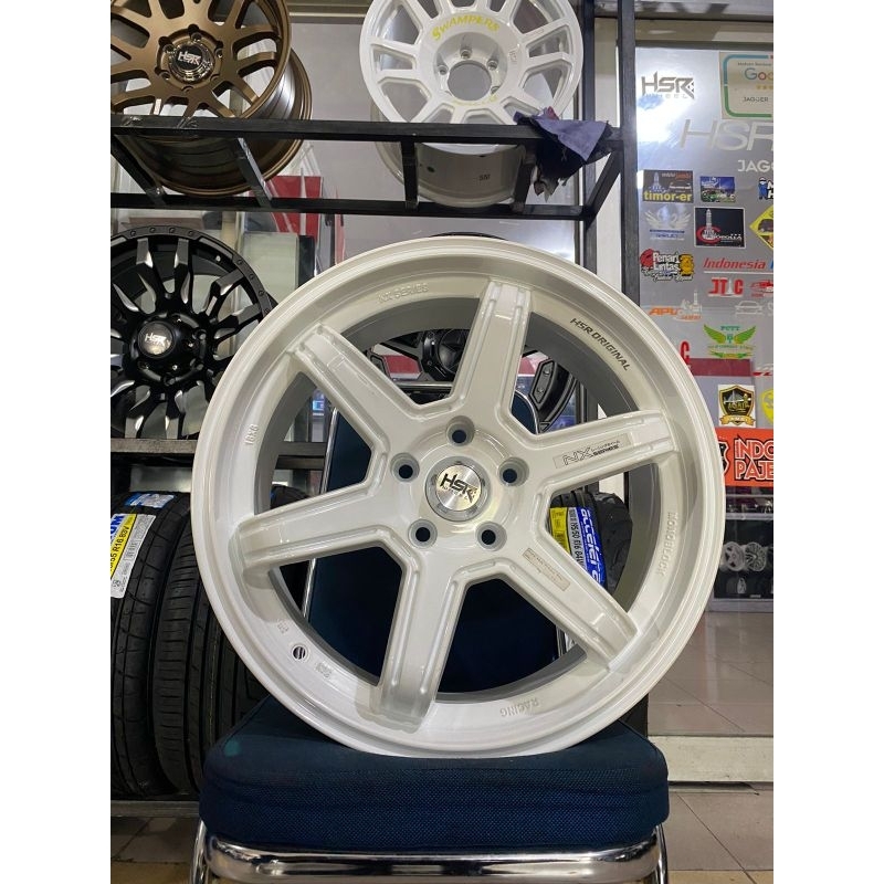 Jual Velg mobil jambi putih hsr minas ring 18 innova xpander rush terios | Shopee Indonesia
