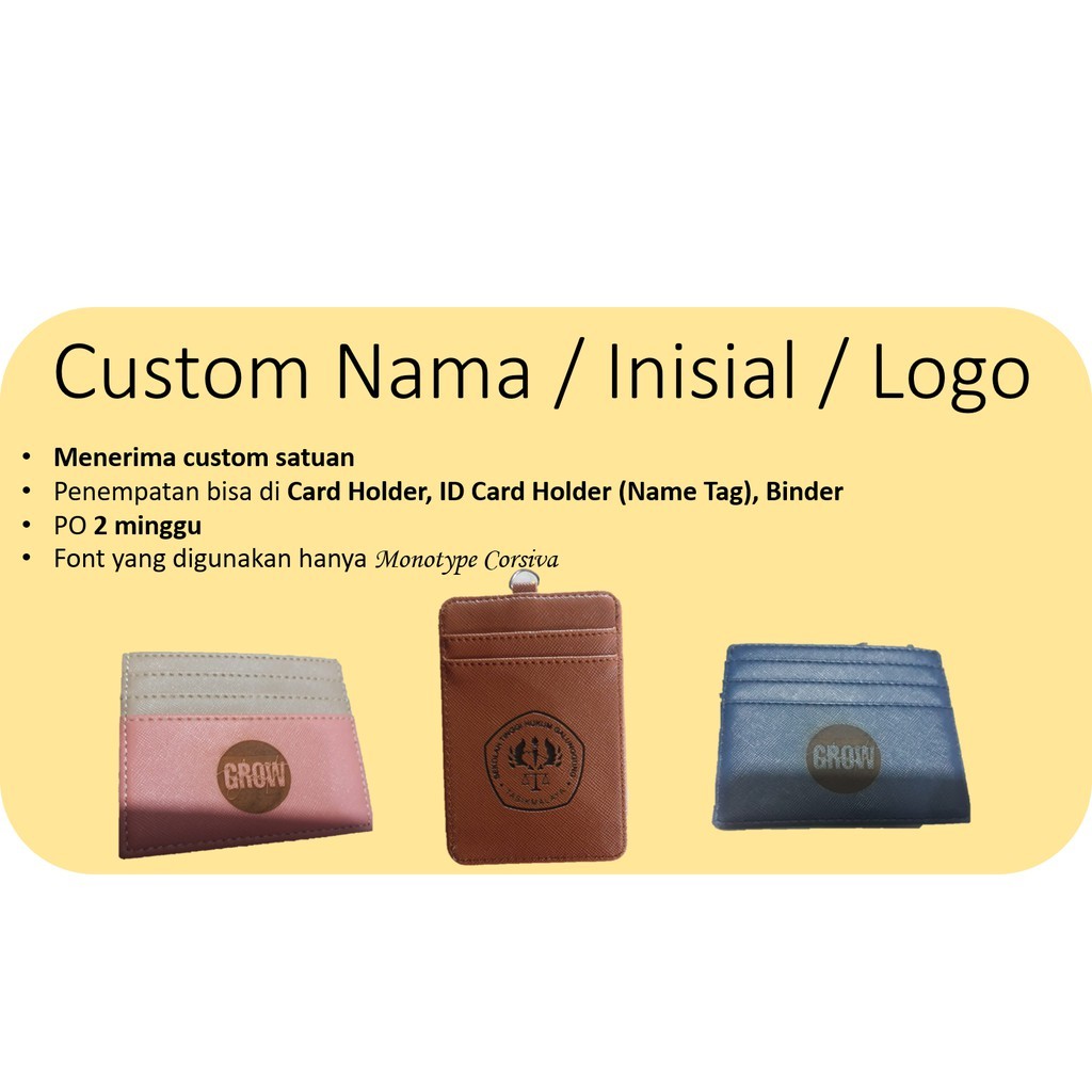 Jual Custom Logo Laser / Emboss/ Sablon / Print Perusahaan Instansi ...