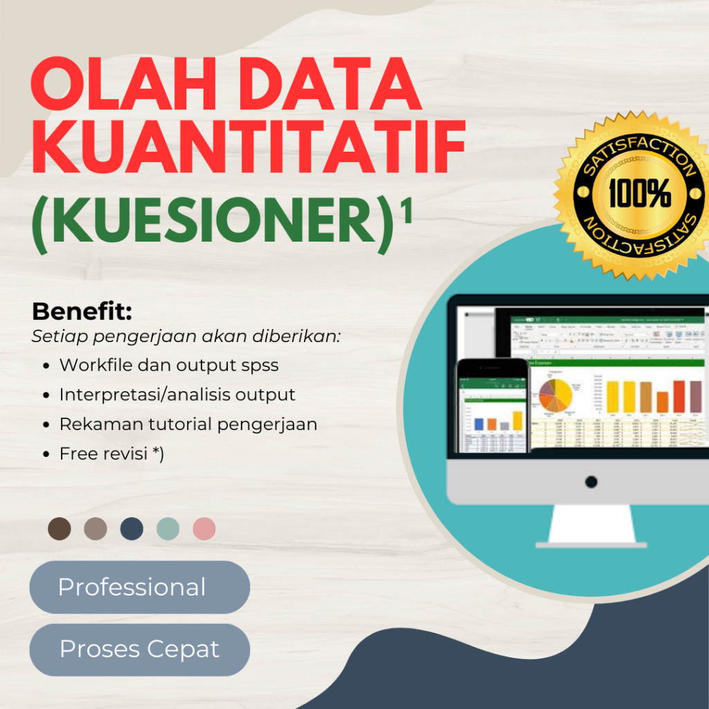 Jual Olah Data Kuantitatif Olah Data Regresi Olah Data Kuesioner Olah