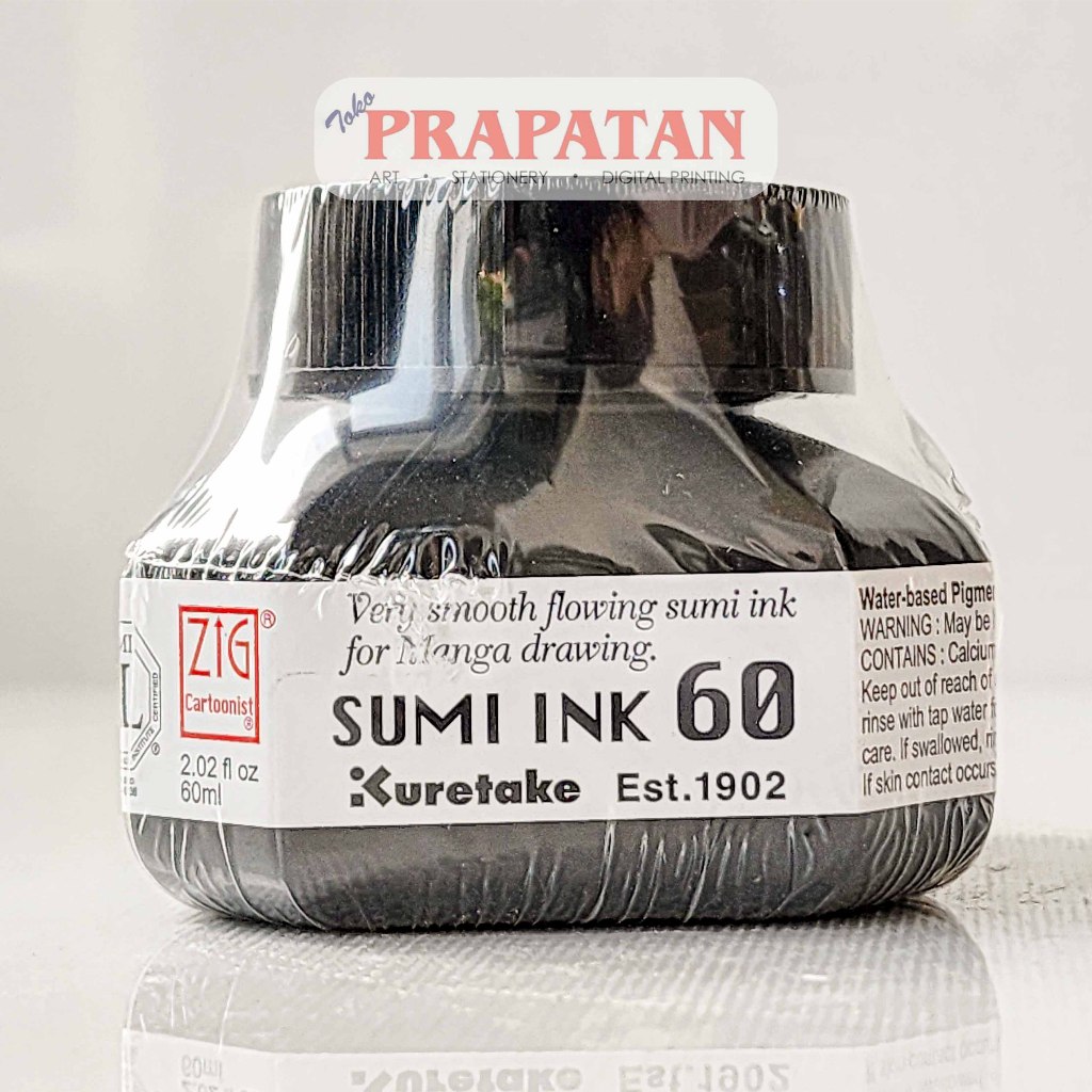 Jual Zig Kuretake Sumi Black Ink 60 | Manga Ink | Shopee Indonesia