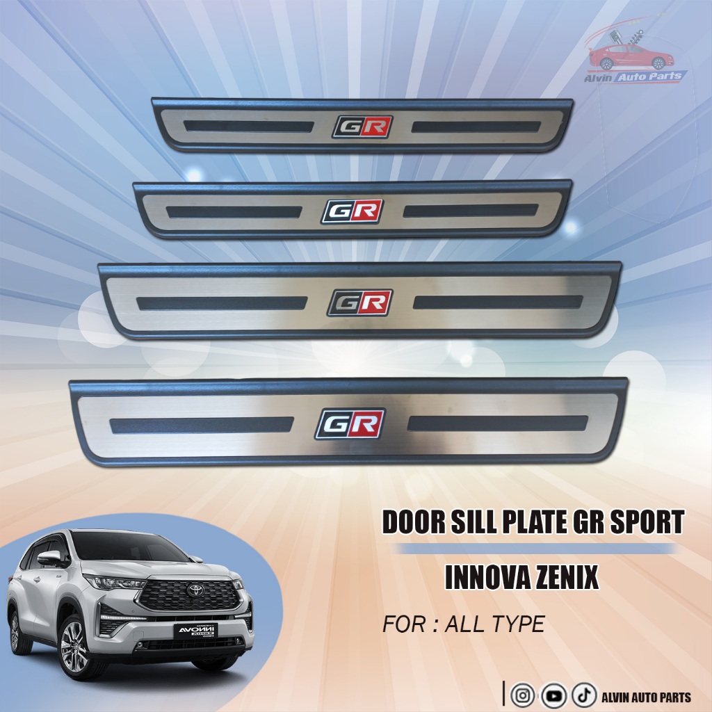 Jual DOOR SILL PLATE INNOVA ZENIX GR SPORT / SILL PLATE SAMPING INNOVA ...