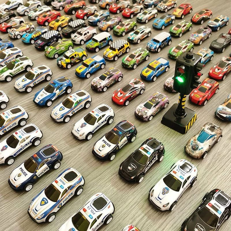 Jual (PAKET 30 PCS) MAINAN MOBIL ANAK pullback mundur BAHAN BESI MAINAN ...