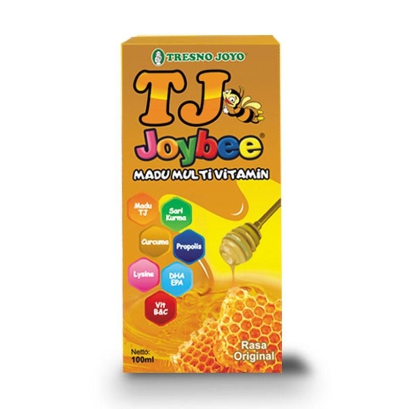 Jual TJ Joybee Madu Multivitamin Original/ Jeruk/ Strawberry 100ml ...