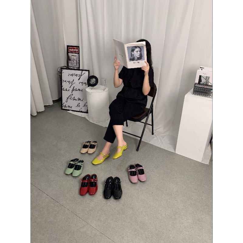 Jual ALMANAC Perkins Flats | Mary Jane Shoes | Sepatu Kerja Wanita | Shopee Indonesia