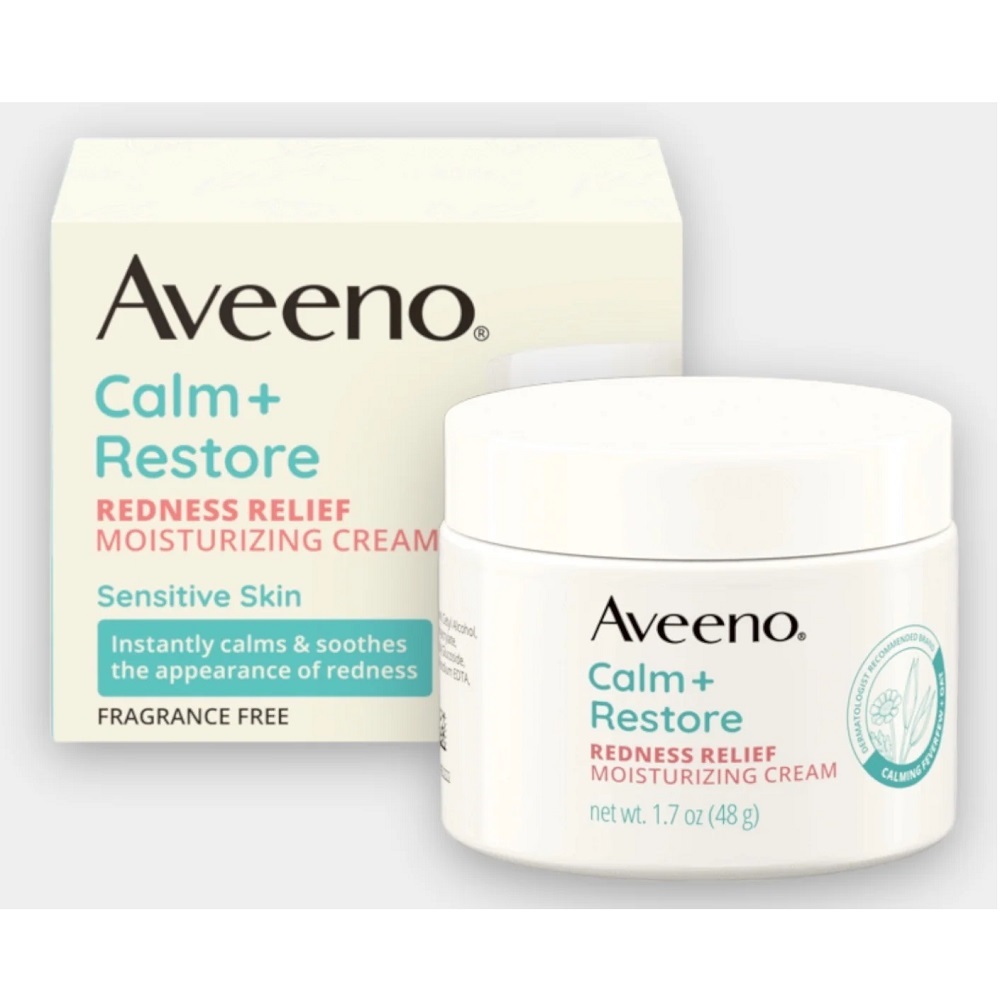 Jual Aveeno Calm Restore Redness Relief Moisturizing Cream 48g | Shopee ...