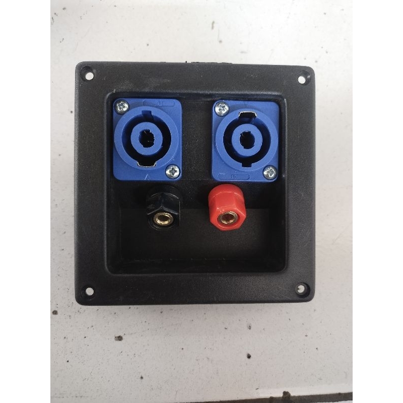 Jual TERMINAL BOX SPEAKER- Biding Post- 2 Soket Speaker soket spicon ...