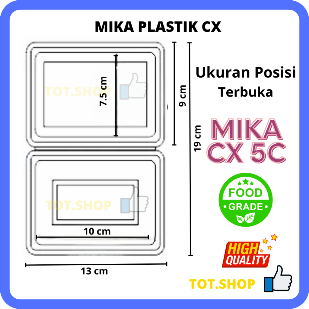 Jual [10-PCS] MIKA CX / MIKA BULAT / MIKA LUX / MIKA MMP / MIKA TAHU ...