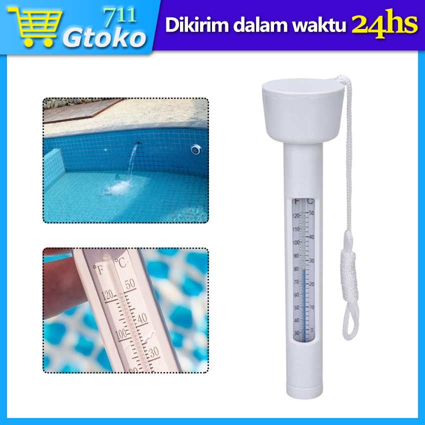 Jual Termometer Air Kolam Renang Swimming Pool Floating Thermometer ...