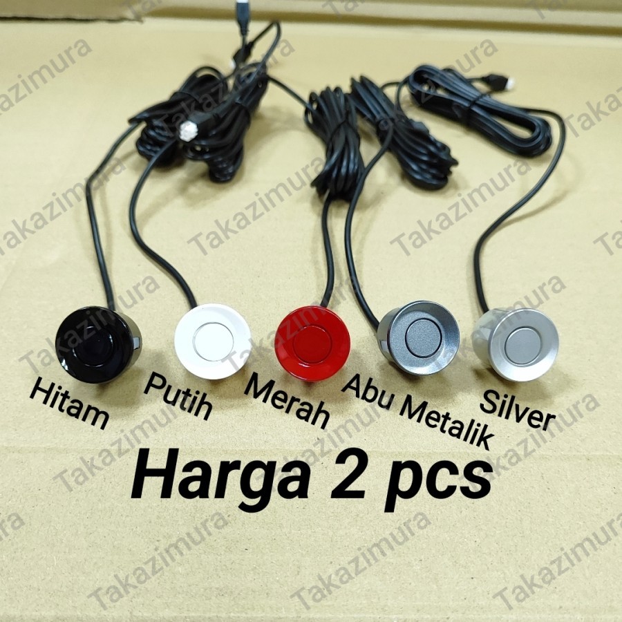 Jual 2pcs Mata Parkir Sensor Mundur Bunyi Mobil Universal | Shopee ...