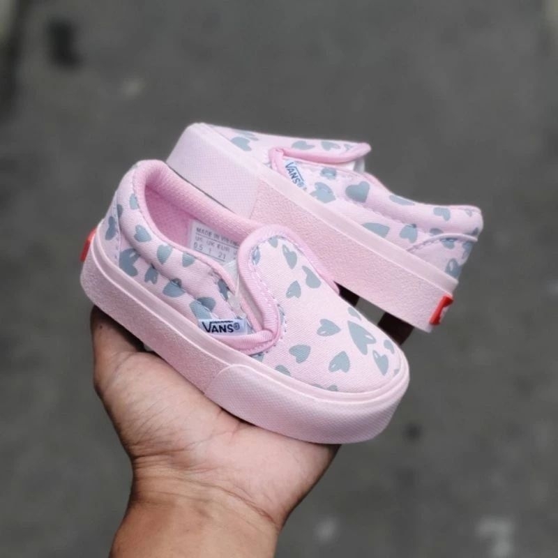 Jual Sepatu Slip On Anak Perempuan Vans Sepatu Anak Cewek Sepatu Ping ...