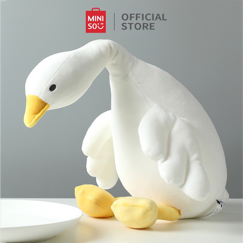 Jual BONEKA ANGSA MINISO / WHITE GOOSE LYING PLUSH TOY | Shopee Indonesia