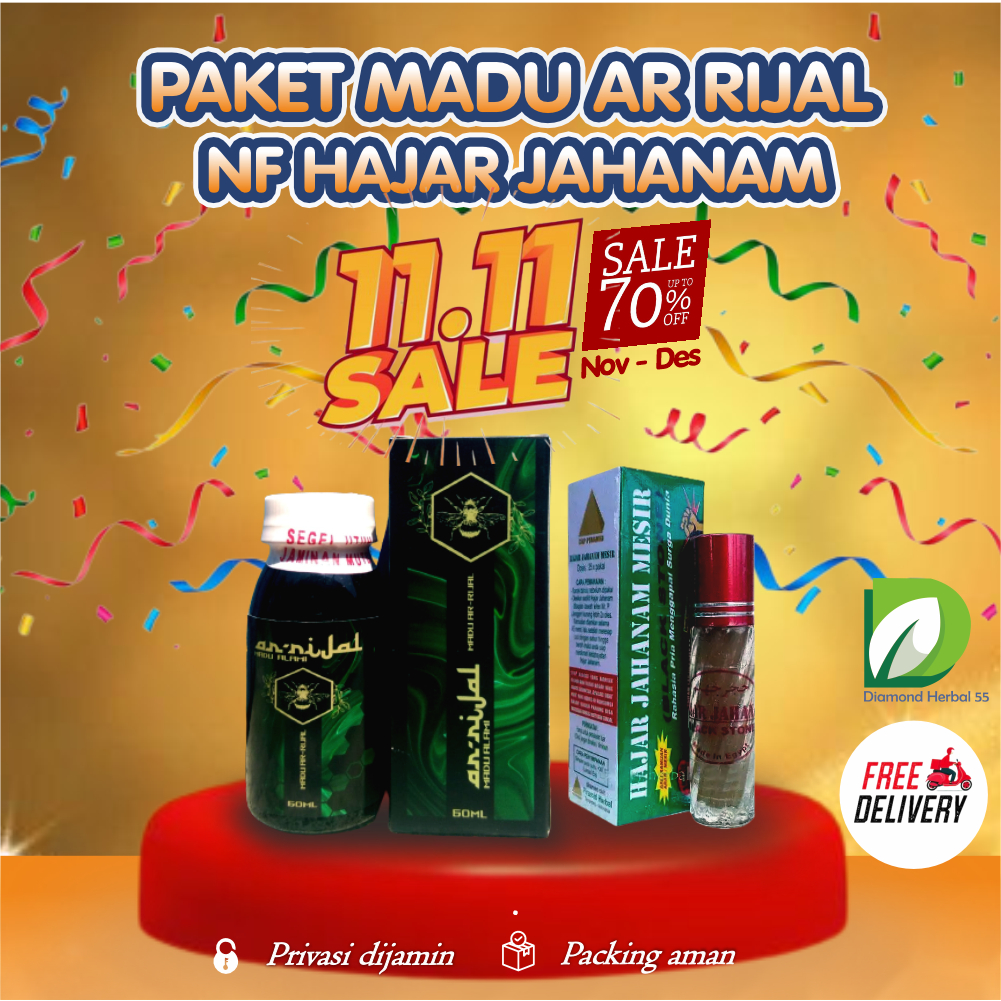 Jual PAKET MAdu Arrijal + Hajar Jahanam NF Solusi Stamina Pria Atasi Ejakulasi Dini Tahan Lama ...