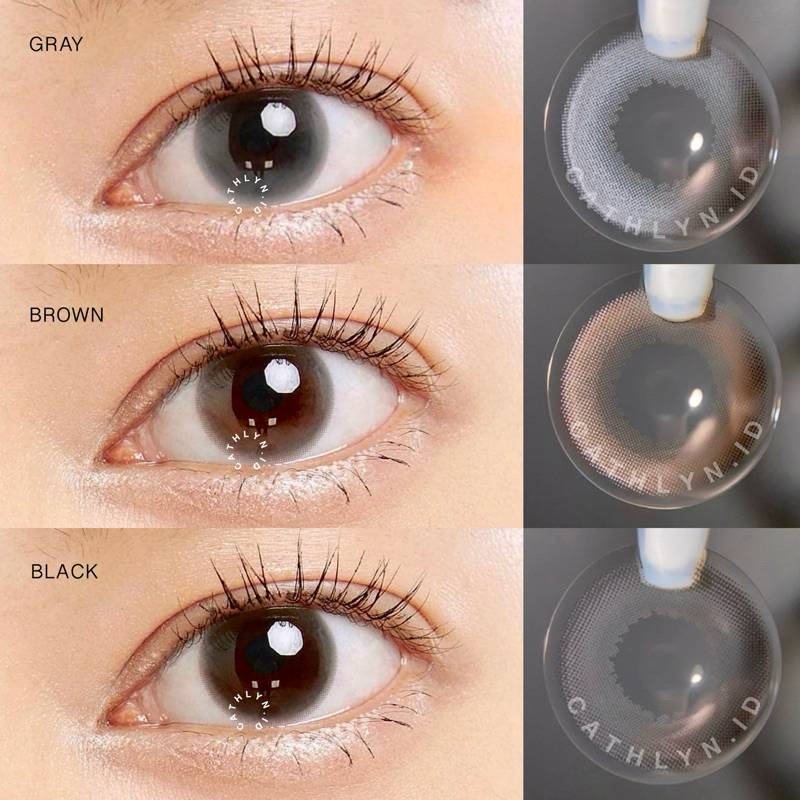 Jual CATHLYN.ID - Softlens Mini Bom Super Natural Series ( black / gray ...