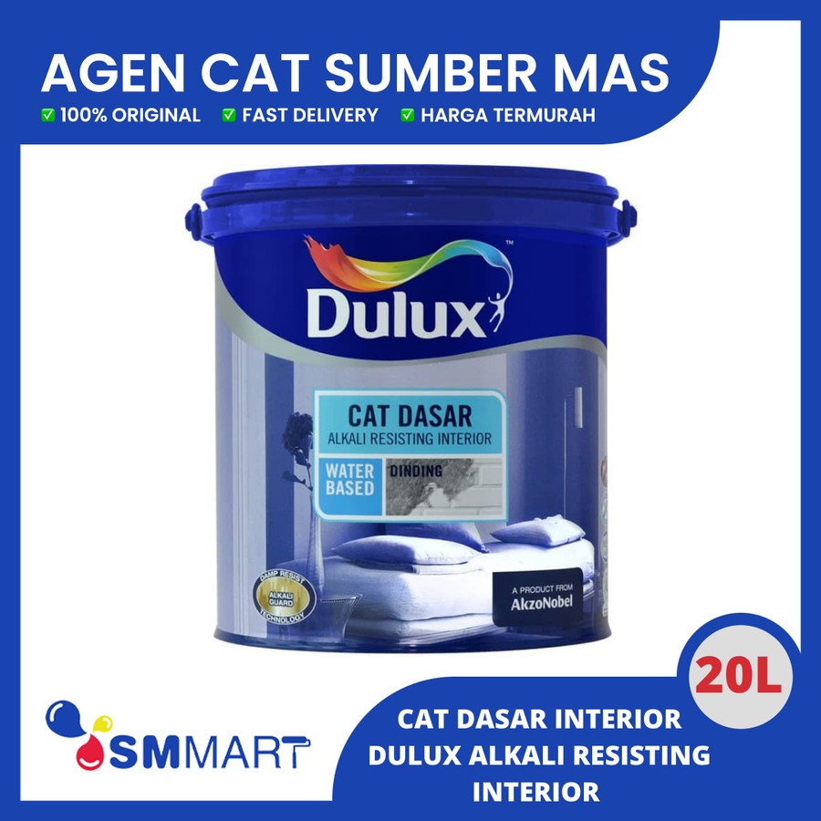 Jual DULUX ALKALI RESISTING PRIMER / CAT DASAR INTERIOR PAIL/20L | Shopee Indonesia