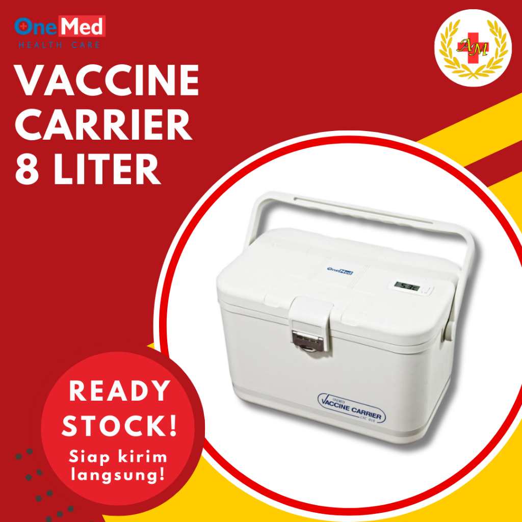 Jual Vaccine Carrier 8 Liter Cooler Box Ice Box Vaksin Onemed | Shopee ...