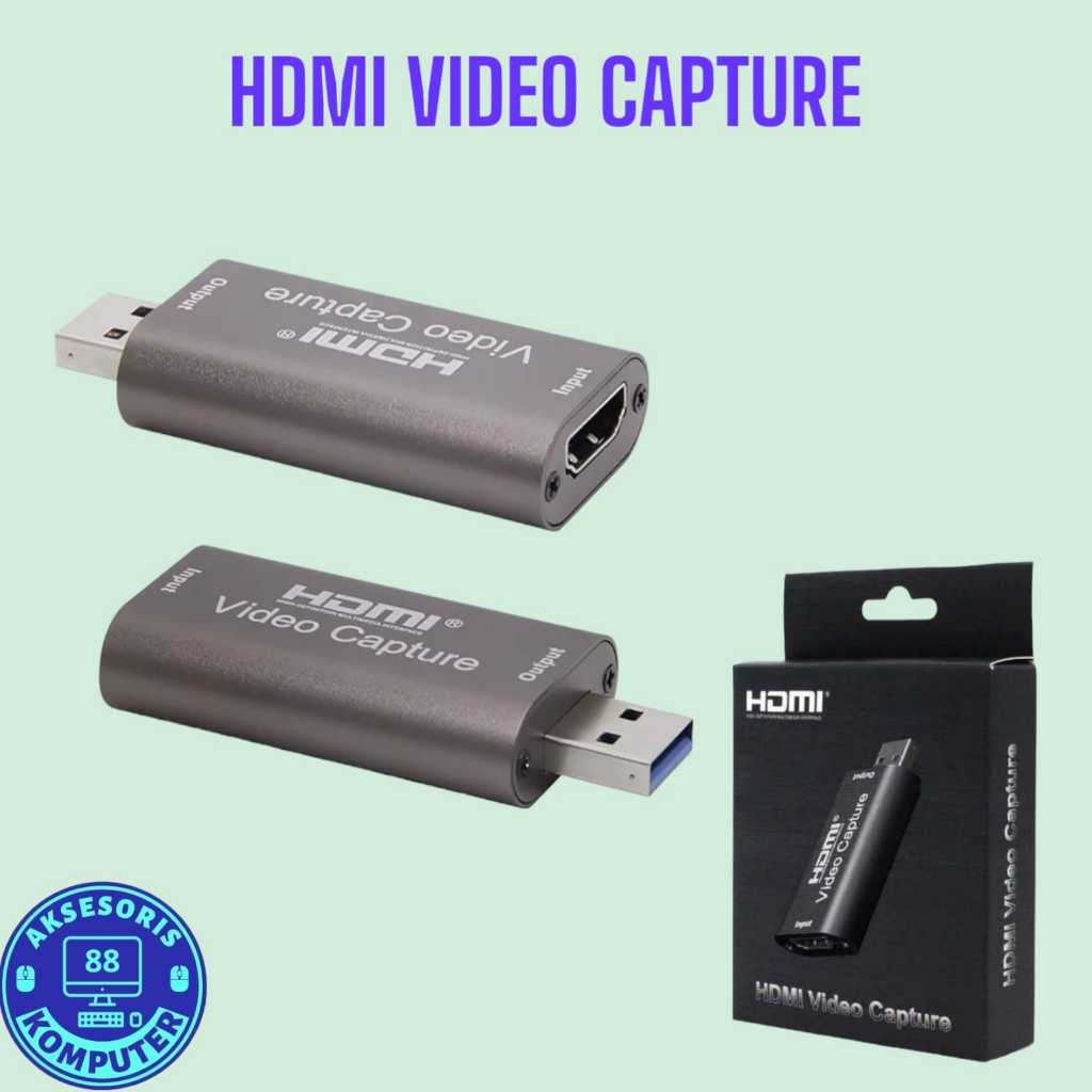 Jual Video Capture HDMI to USB support Full HD 1080p HDMI Video Capture ...