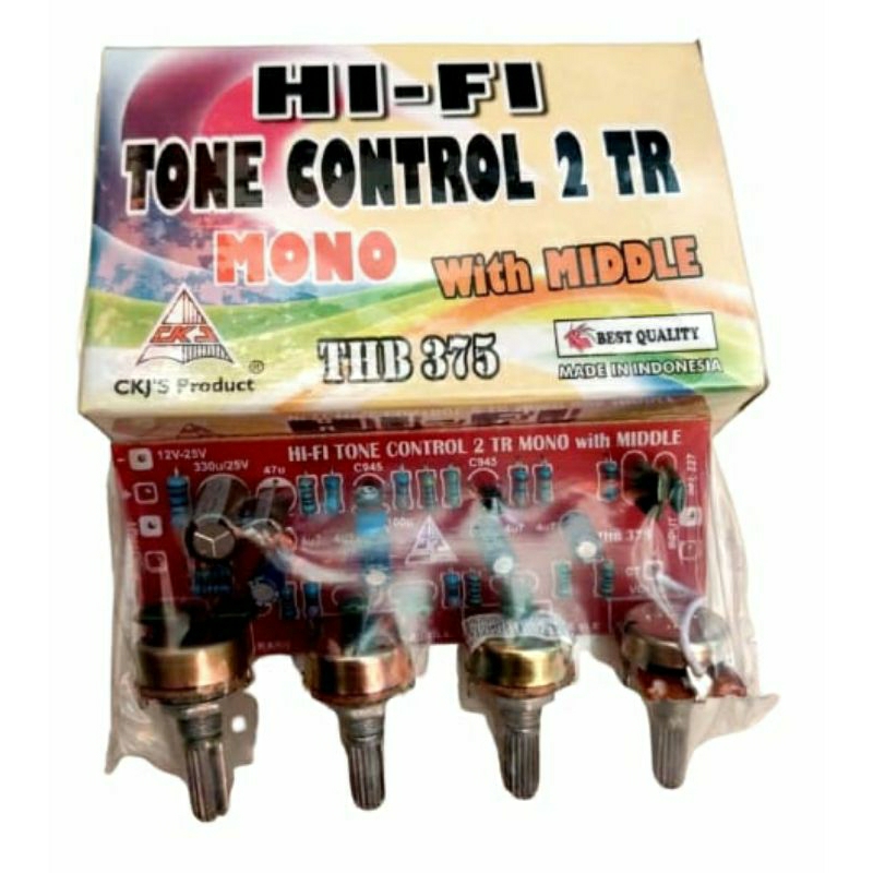 Jual KIT HI-FI TONE CONTROL 2 TR MONO WITH MIDDLE | Shopee Indonesia