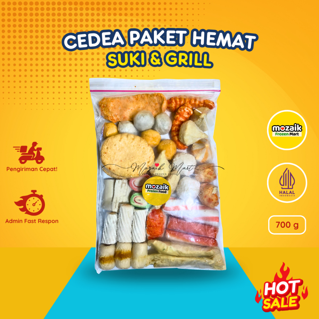 Jual Paket Hemat Suki & Grill Cedea 700gr - Sukiyaki Shabu / Suki ...