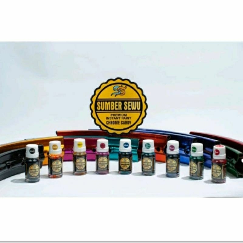 Jual Cat Kuning Pewarna logam Cat Velg Candy Chrome Cat oles Candy ...
