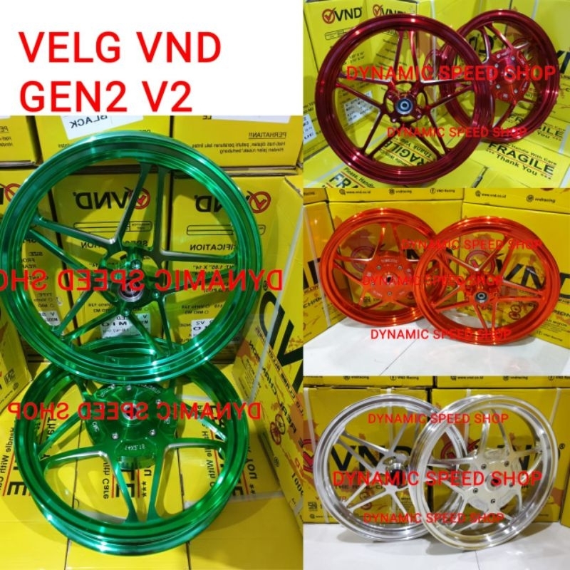 Jual velg vnd vspeed v1 & v2 vario110 beat velg vnd bintang gen2 scoopy spacy | Shopee Indonesia
