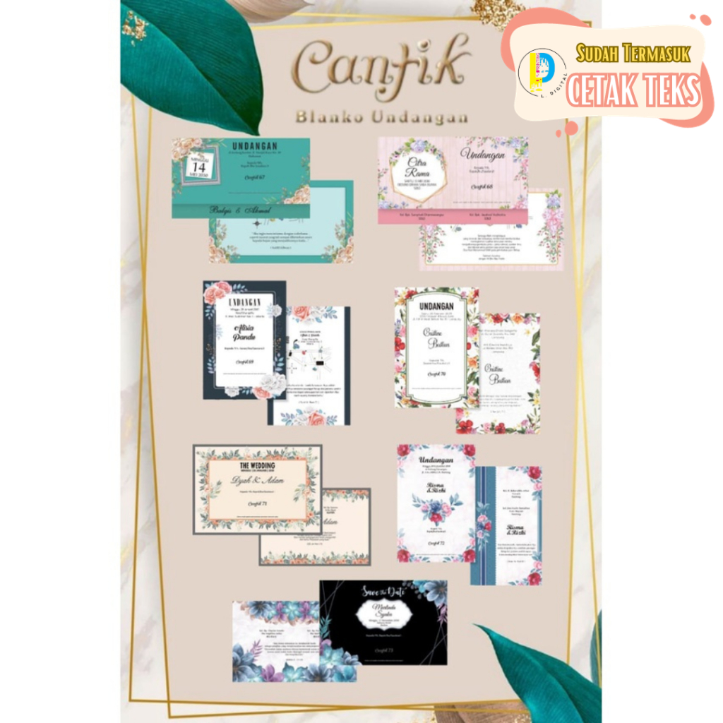 Jual UNDANGAN PERNIKAHAN ELEGANT BLANKO CANTIK - CETAK UNDANGAN ... Jual UNDANGAN PERNIKAHAN ELEGANT BLANKO CANTIK - CETAK UNDANGAN ...