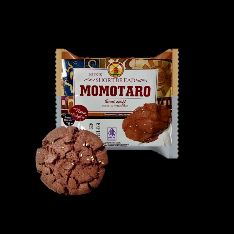 Jual MOMOTARO KUKIS SHORT BREAD COKLAT KARTON ISI 60 X 45 gr By AOKA ...