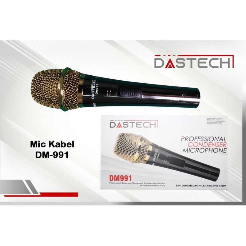 Jual Mic CONDENSER DM-991 DASTECH | Shopee Indonesia
