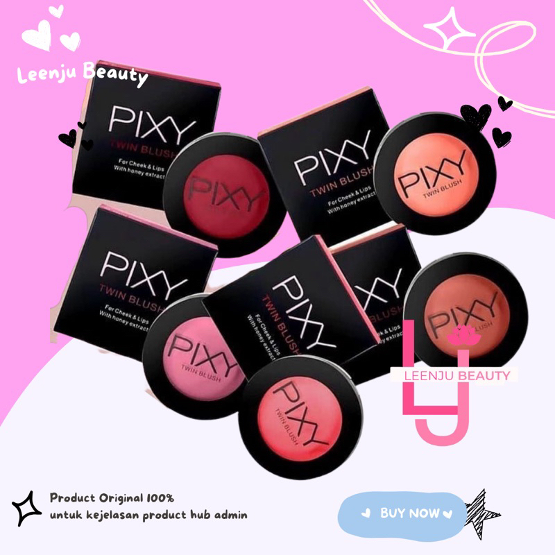 Jual PIXY Twin Blush 2in1 Blusher & Lip Colour | Shopee Indonesia