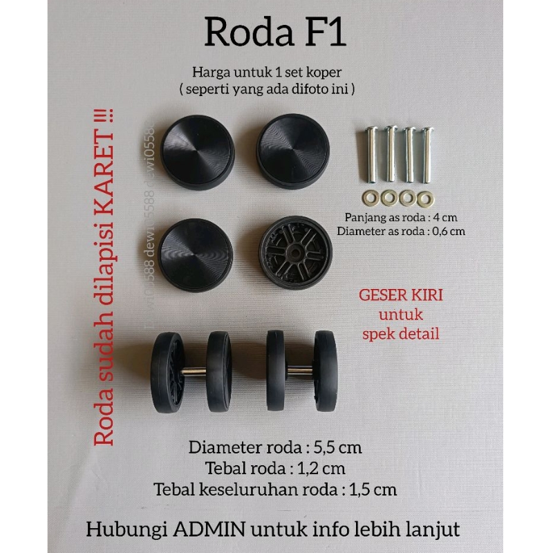 Jual Roda double wheel, Roda replacement, Roda koper, Karet roda, Roda ...