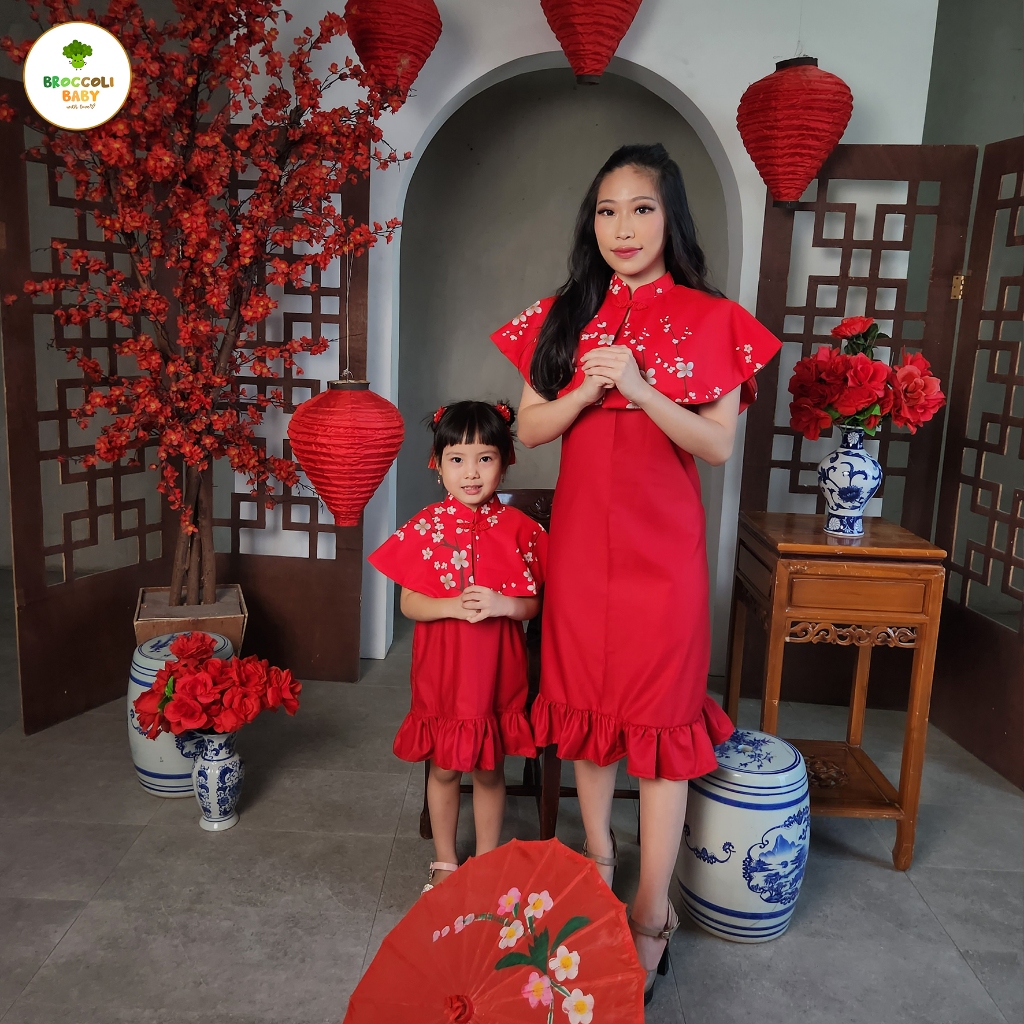 Jual BROCCOLI BABY - MEI HUA DRESS Cheongsam Anak Perempuan Girl Qibao ...