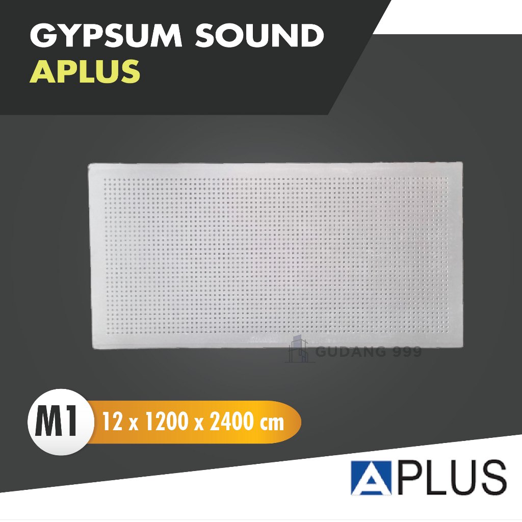 Jual Gypsum Sound Aplus / Peredam Suara / M1 | Shopee Indonesia