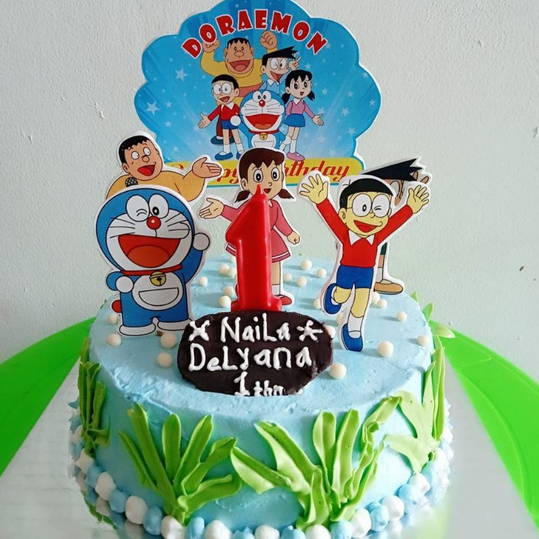 Jual Kue Tart Ultah Roti Birthday Cake Ulang Tahun Motif Bebas Request ...