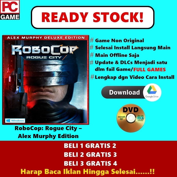 Jual RoboCop: Rogue City – Alex Murphy Edition + All DLCs - Game PC ...