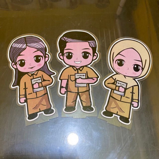 Jual FIGUR PIALA KARAKTER HARI GURU, KARAKTER GURU | Shopee Indonesia