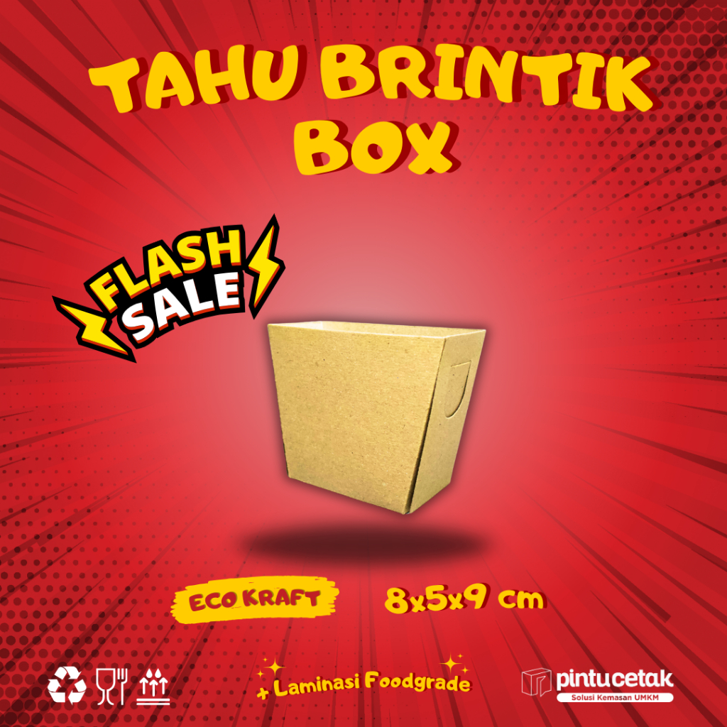 Jual TAHU BRINTIK BOX, MIN ORDER KELIPATAN 50 PCS, TERMURAH. Lunch Box ...