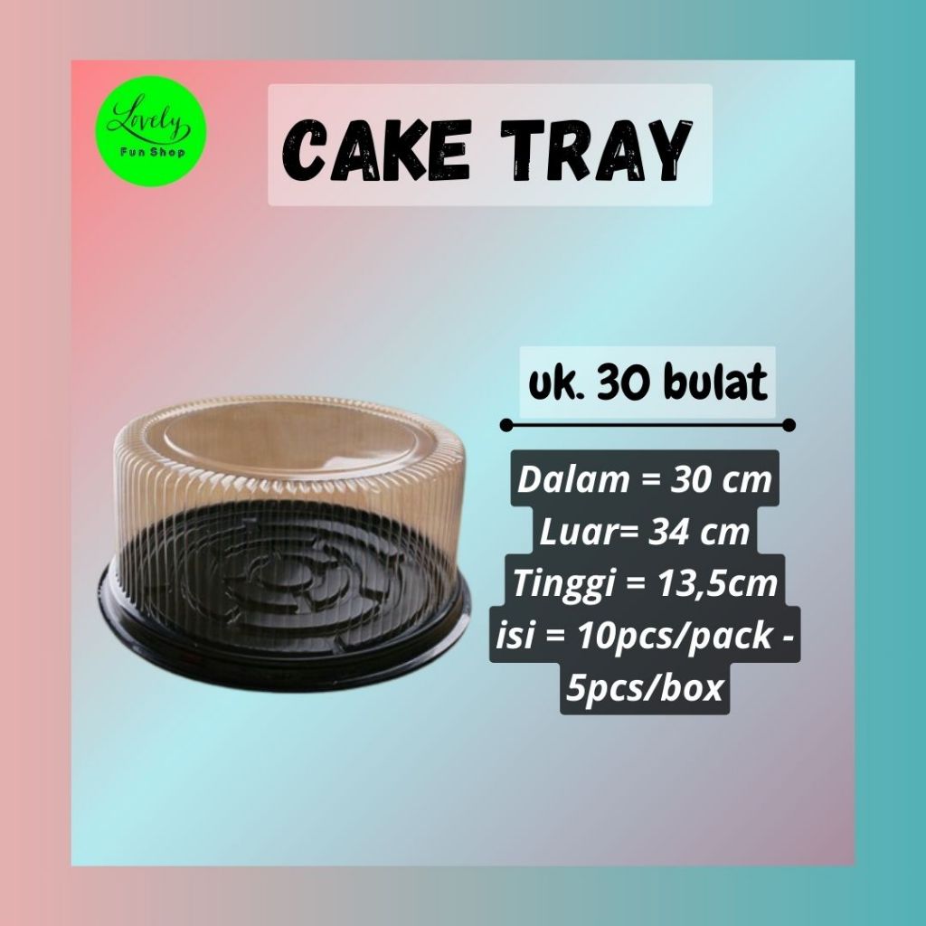 Jual Cake Tray / Kemasan tatakan kue / Kotak - Bulat | Shopee Indonesia