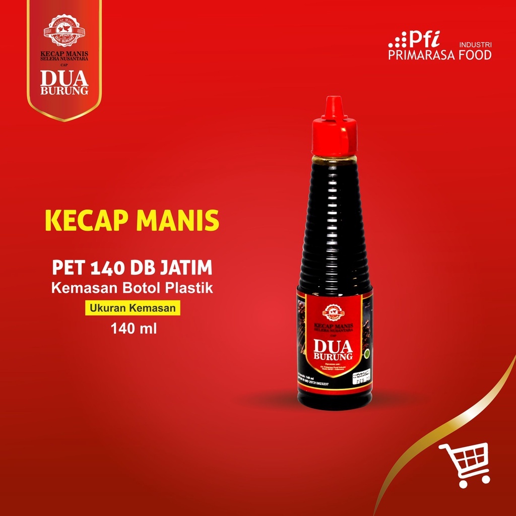 Jual Kecap Manis Dua Burung 140ml (Kemasan Botol Plastik) | Shopee ...