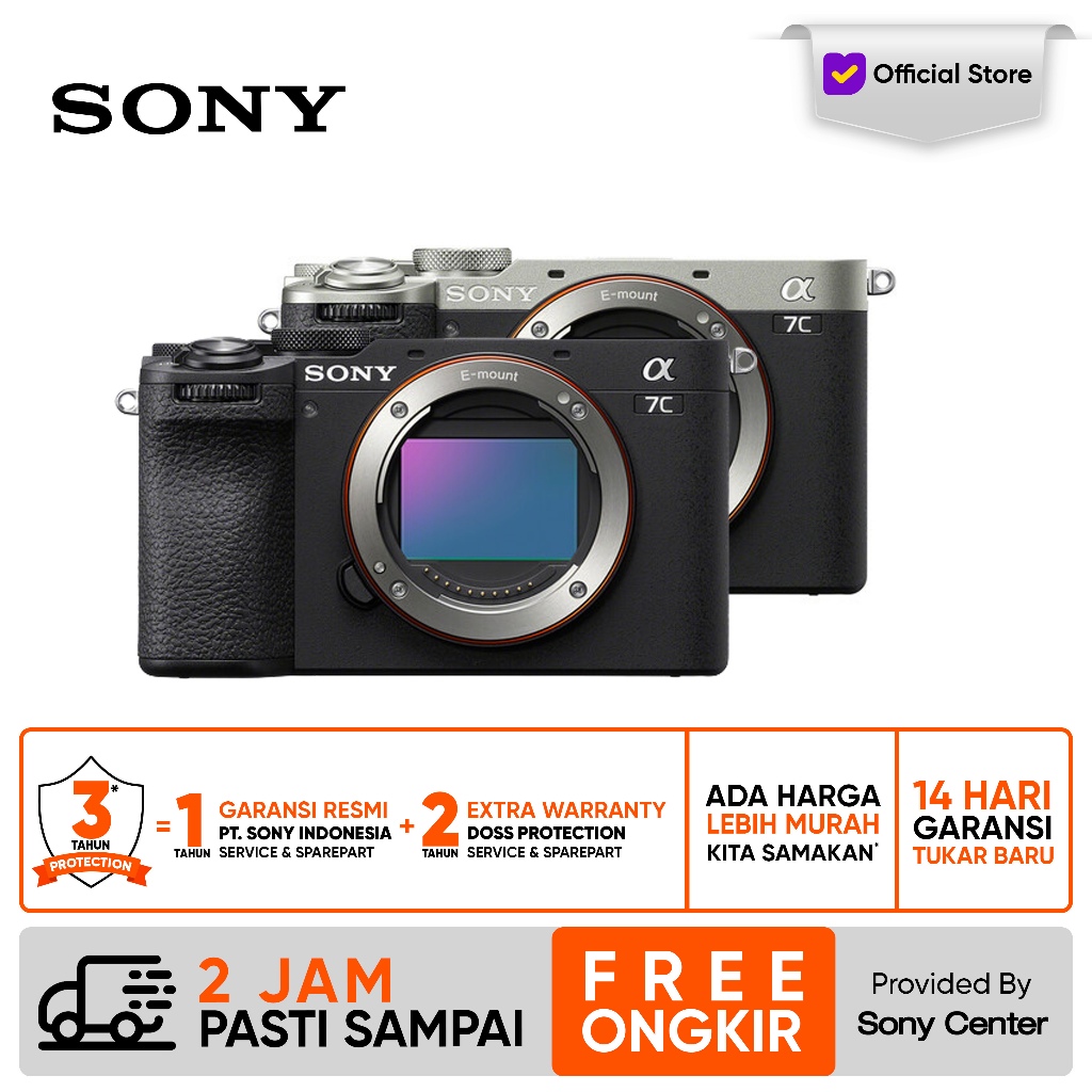 Jual SONY a7cII / a7c II / a7c2 Sony Kamera Mirrorless Body Only | Shopee Indonesia
