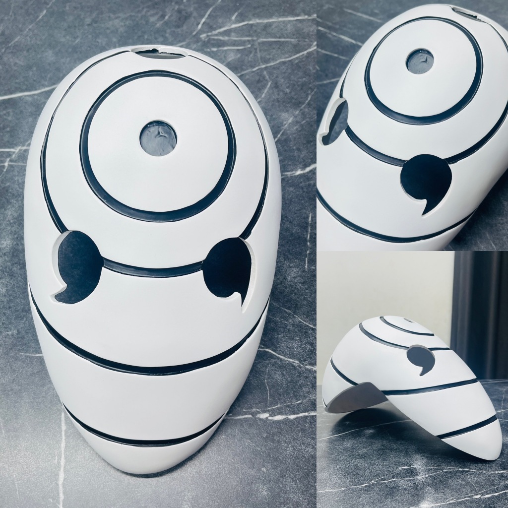 Jual READY STOCK Topeng Obito White Cosplay Anime Manga Naruto Premium ...