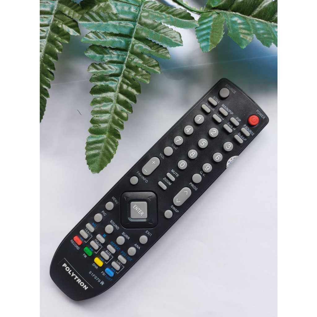 Jual Remote TV Polytron Siap Pakai (Gratis Batrai) - Remot TV LCD LED ...
