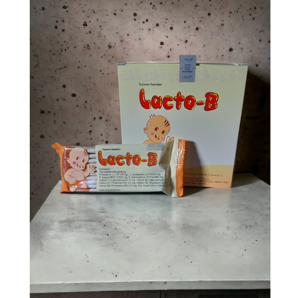 Jual Lacto-B 10 Sachet-SUPLEMEN PROBIOTIK PENCERNAAN ANAK | Shopee ...