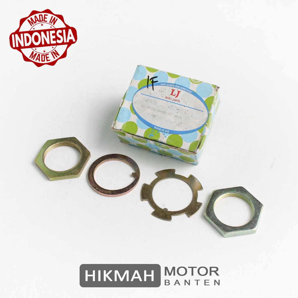 Jual Mur Spindle As Roda Depan Set atau Nut Front Wheel Adjusting ...