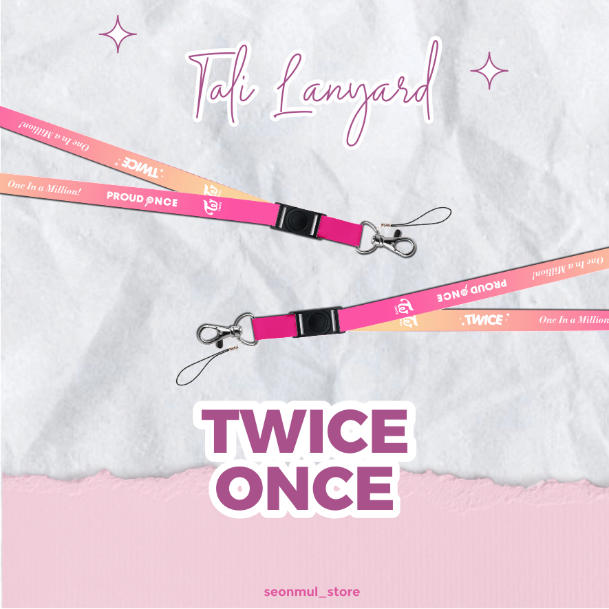 Jual LANYARD TWICE / TALI HP CAHOL / ONCE / CANDYBONG / CANDY BONG ...