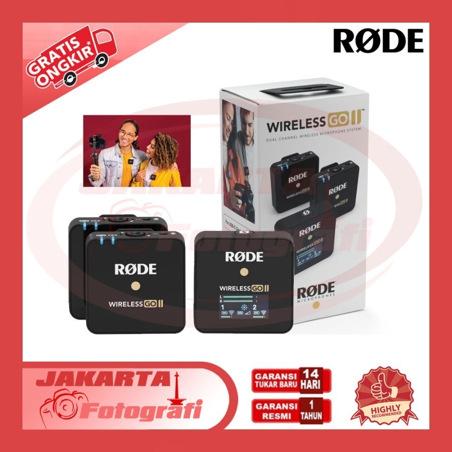 Jual Rode Wireless GO II Compact Digital Wireless Microphone System | Shopee Indonesia