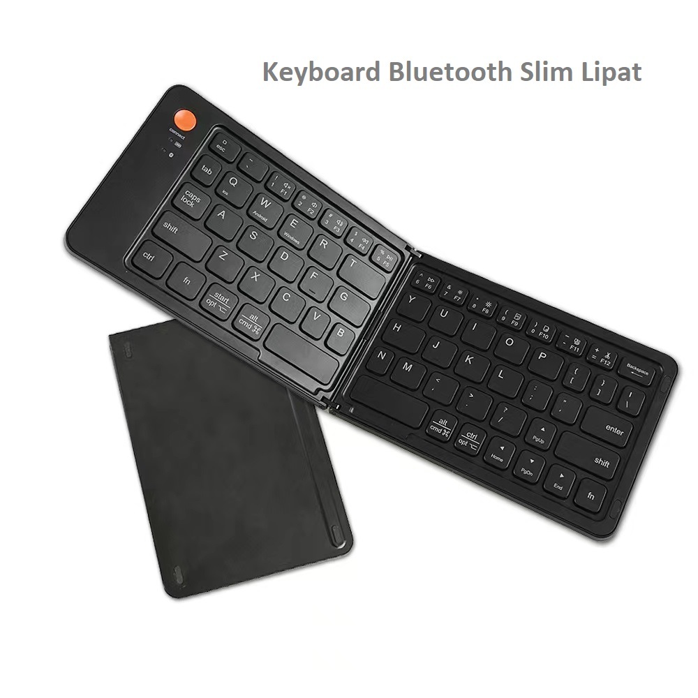 Jual Keyboard Wireless Bluetooth Lipat for PC Laptop Android High ...